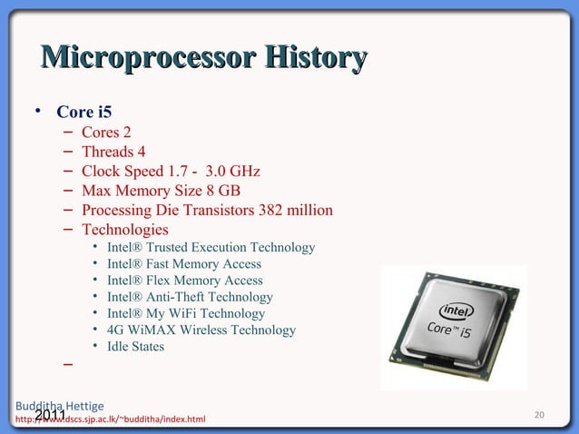 Computer System Architecture Lecture Note 4: intel microprocessors | PPT