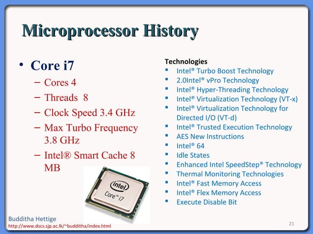 Computer System Architecture Lecture Note 4: intel microprocessors | PPT