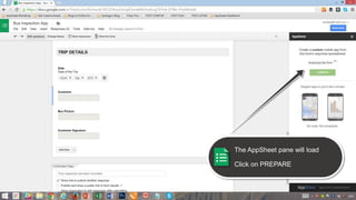 Build a Mobile App with Google Forms and AppSheet | PPTX