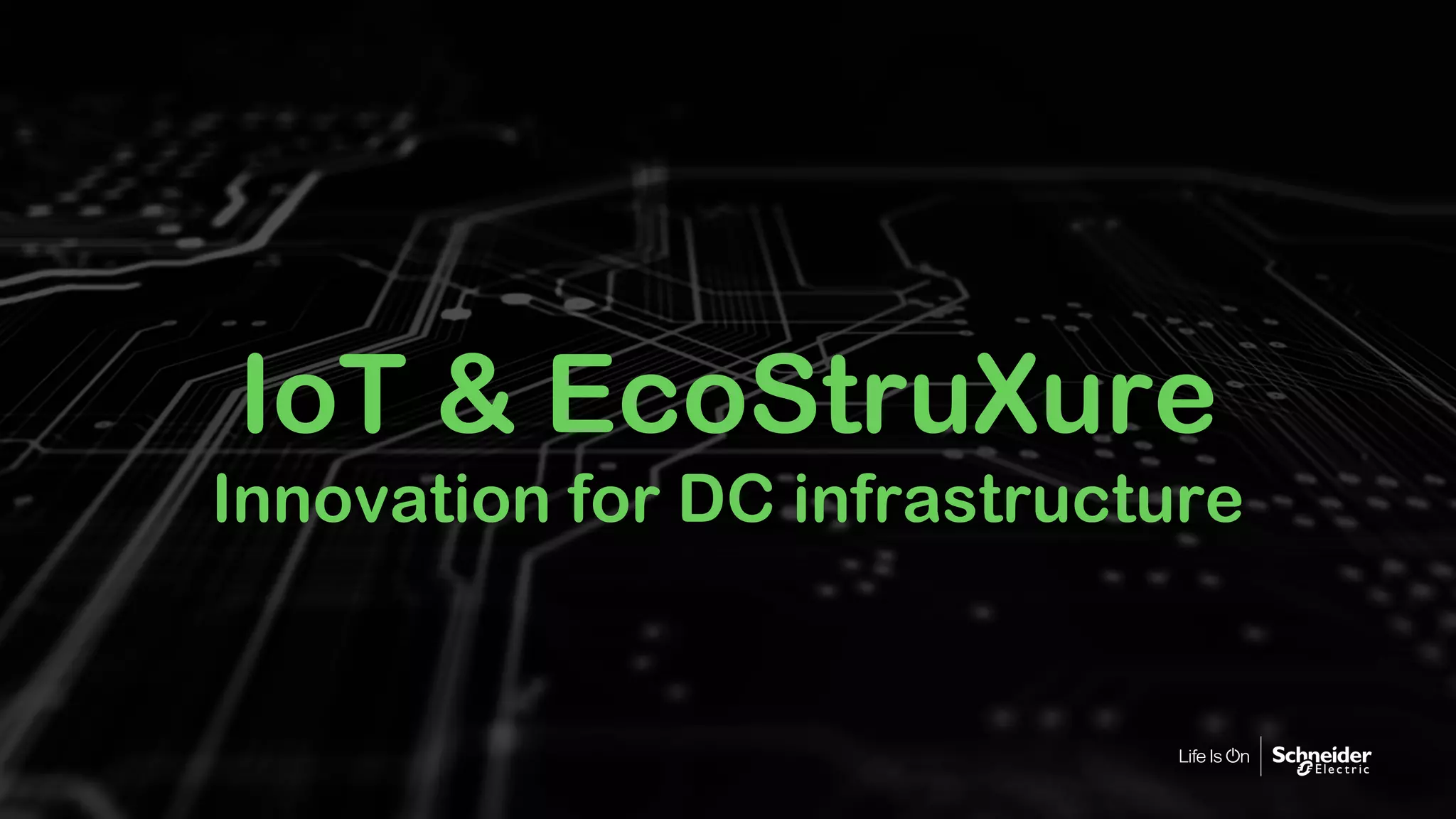 Cisco Connect 2018 Thailand - ecostruxure innovation for data center infrastructur_khun patphong ...