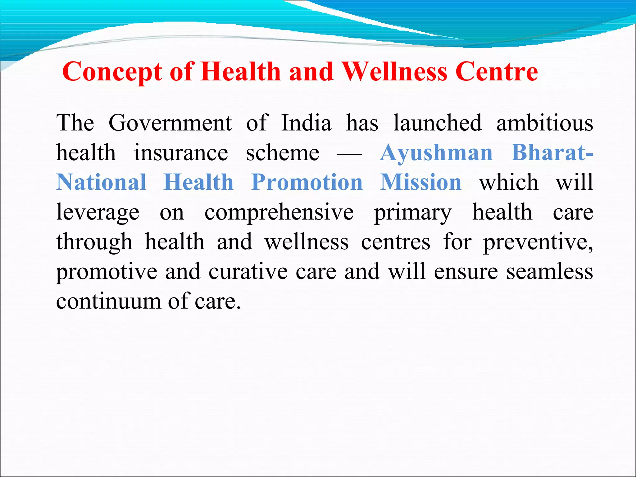 Primary Health Centre (PHC) | PPTX