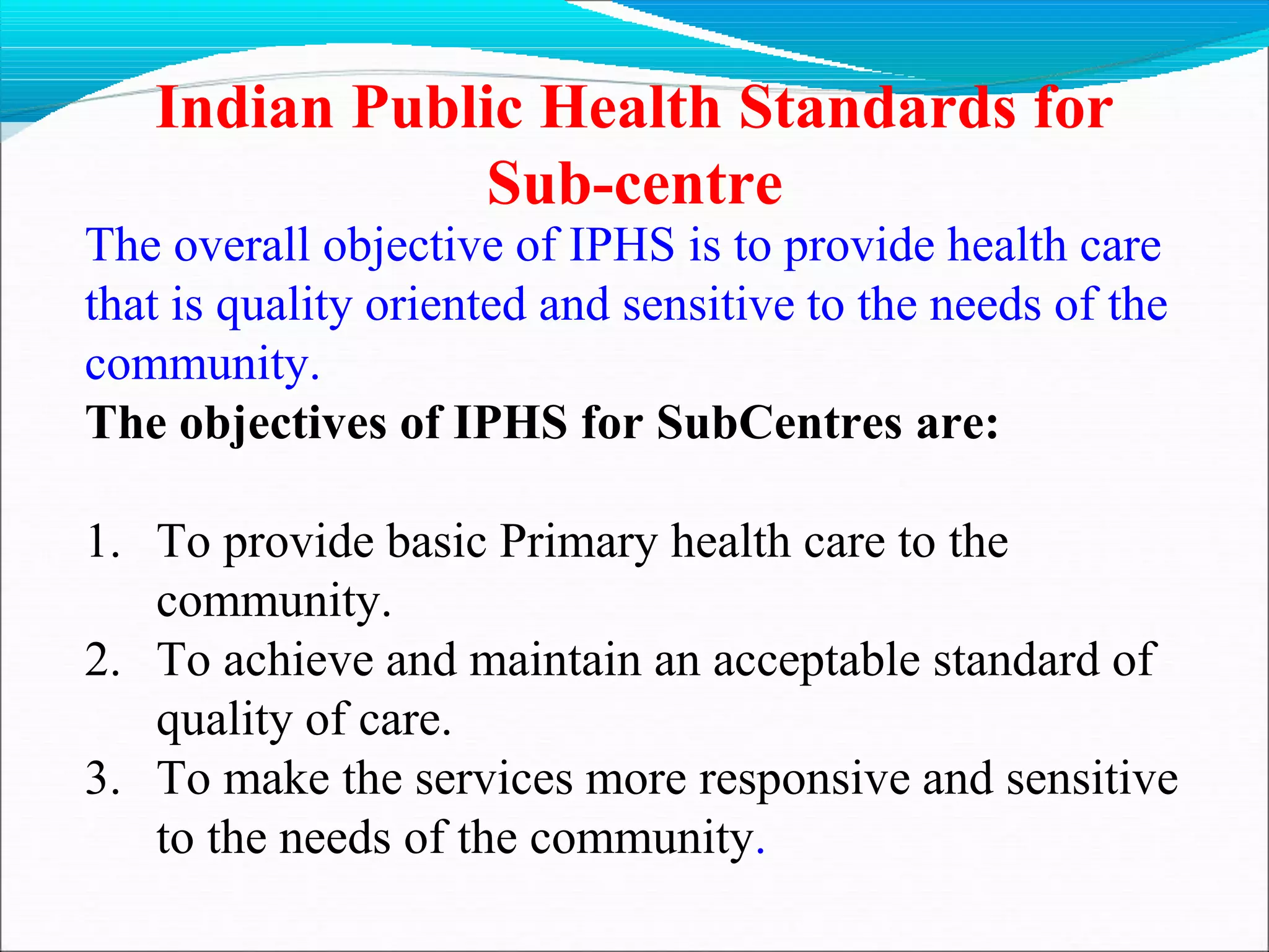 Primary Health Centre (PHC) | PPTX