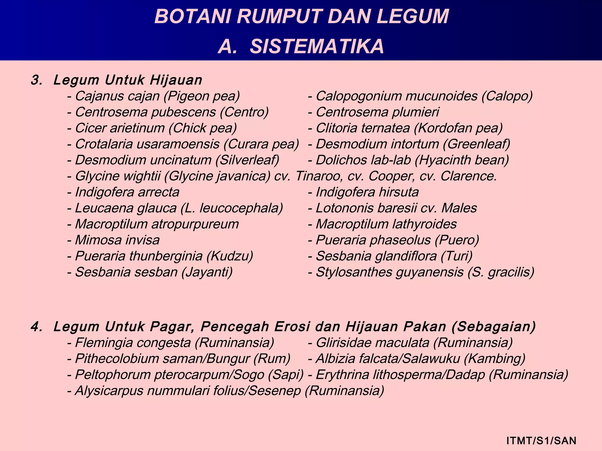 Ekologi tanaman pakan | PPT
