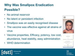 Lessons learnt from smallpox eradication and post-eradication strategy ...