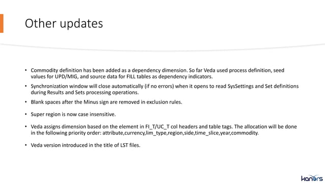 Veda applications update - Major enhancements | PPT