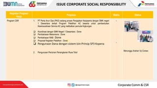 Report Corporate Comm &CSR Periode Juni 204.pptx