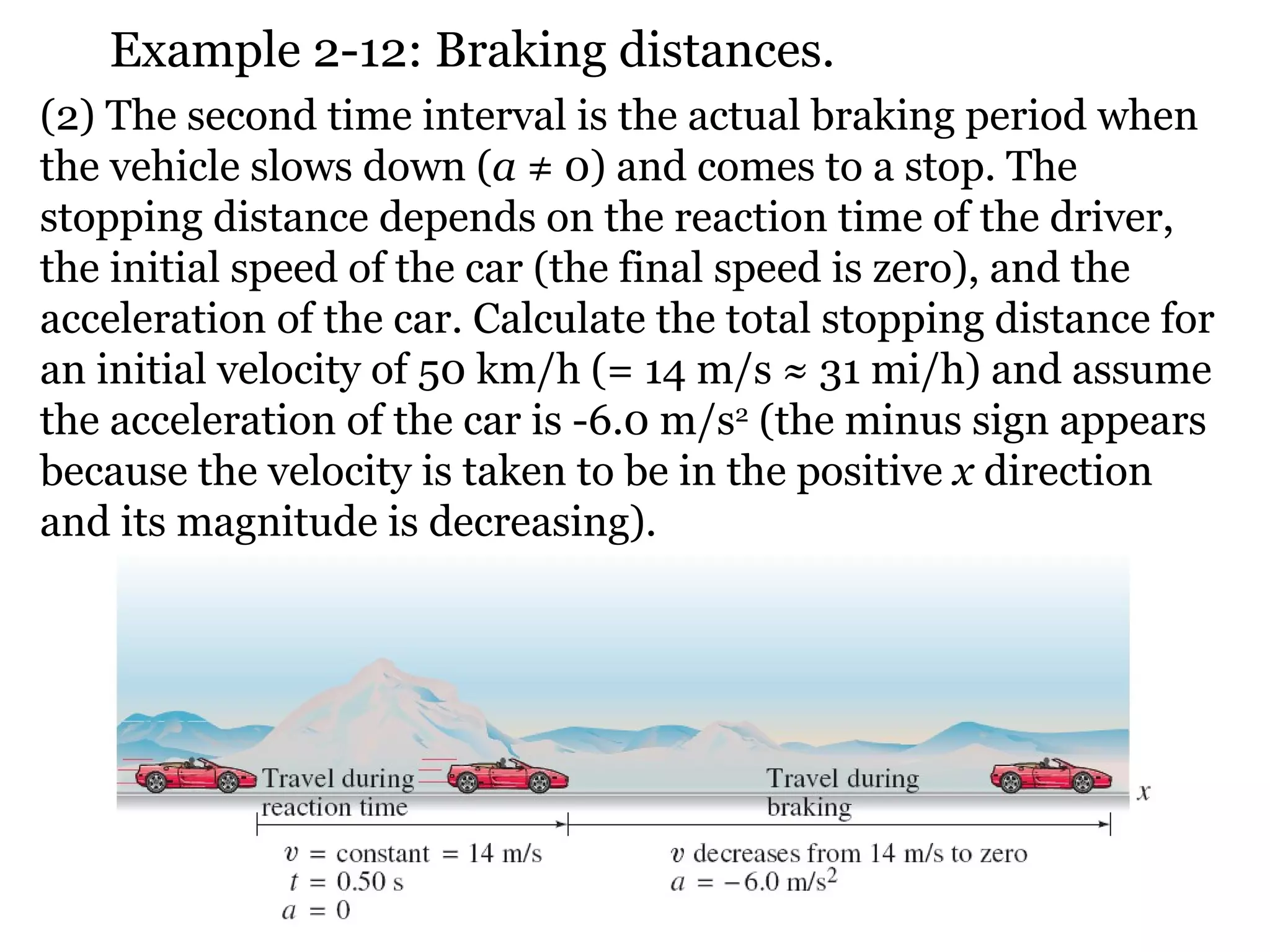 04 kinematics in one dimension | PPT