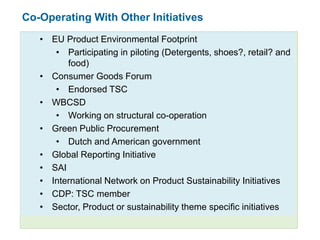 The Sustainability Consortium (TSC) | PPT