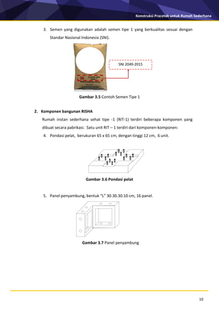 04 konstruksi pracetak_untuk_rumah_sederhana_2017 | PDF