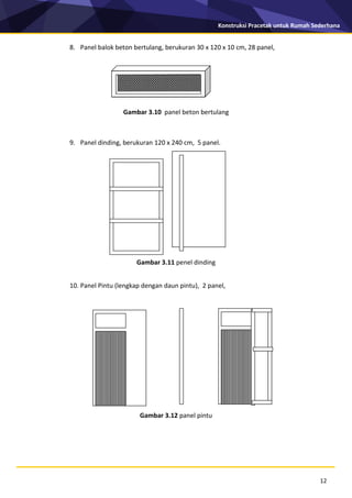 04 konstruksi pracetak_untuk_rumah_sederhana_2017 | PDF