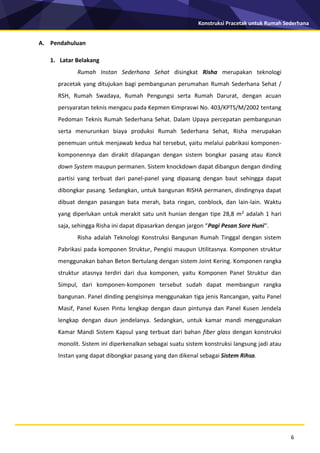 04 konstruksi pracetak_untuk_rumah_sederhana_2017 | PDF