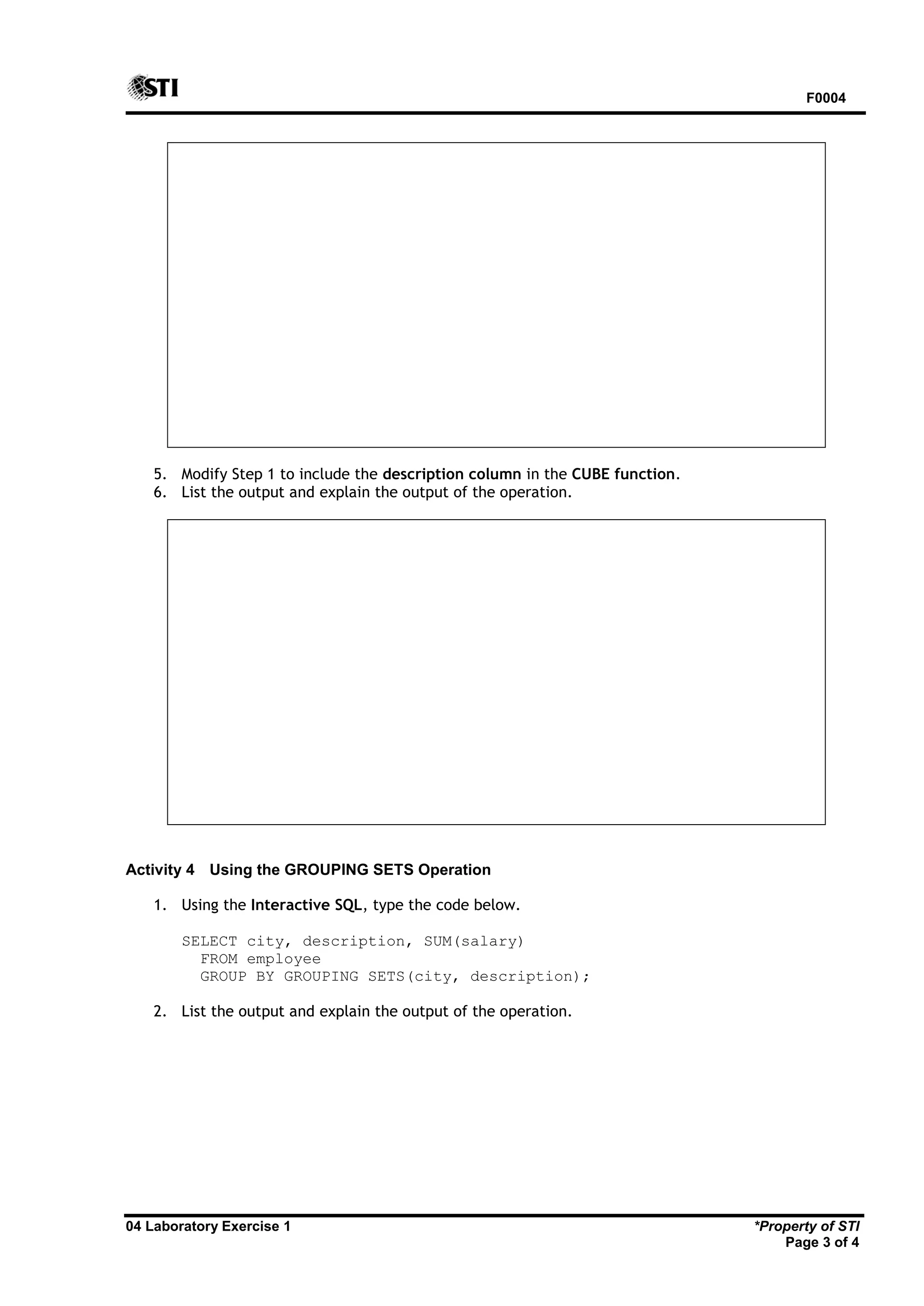 04 laboratory exercise 1 | PDF
