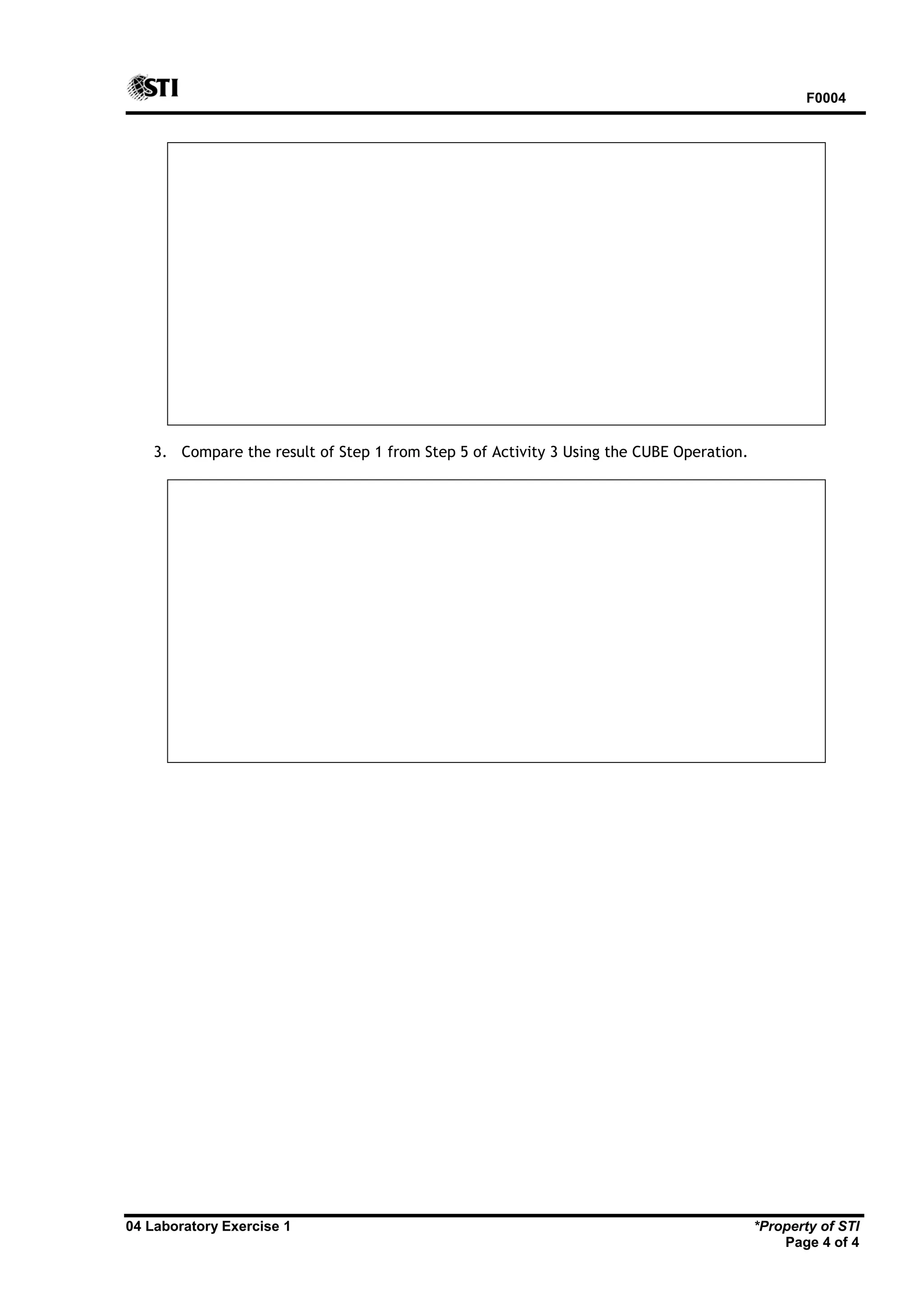 04 laboratory exercise 1 | PDF