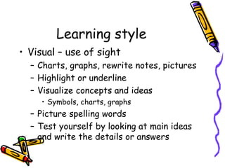 Learning Styles | PPTX
