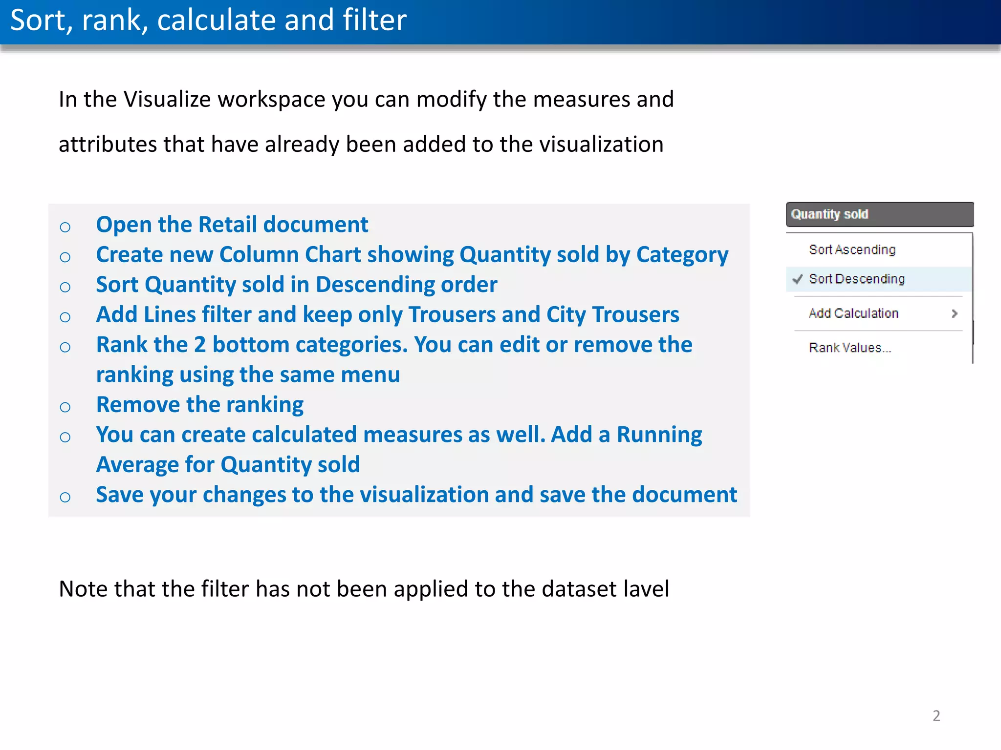 SAP Lumira - Building visualizations | PPTX