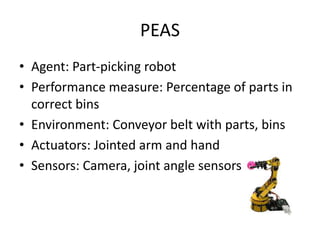 Artificial Intelligence PEAS | PPTX