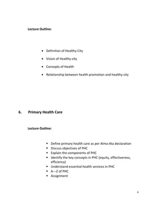 04 lecture outline 1 semester (first year) | DOC