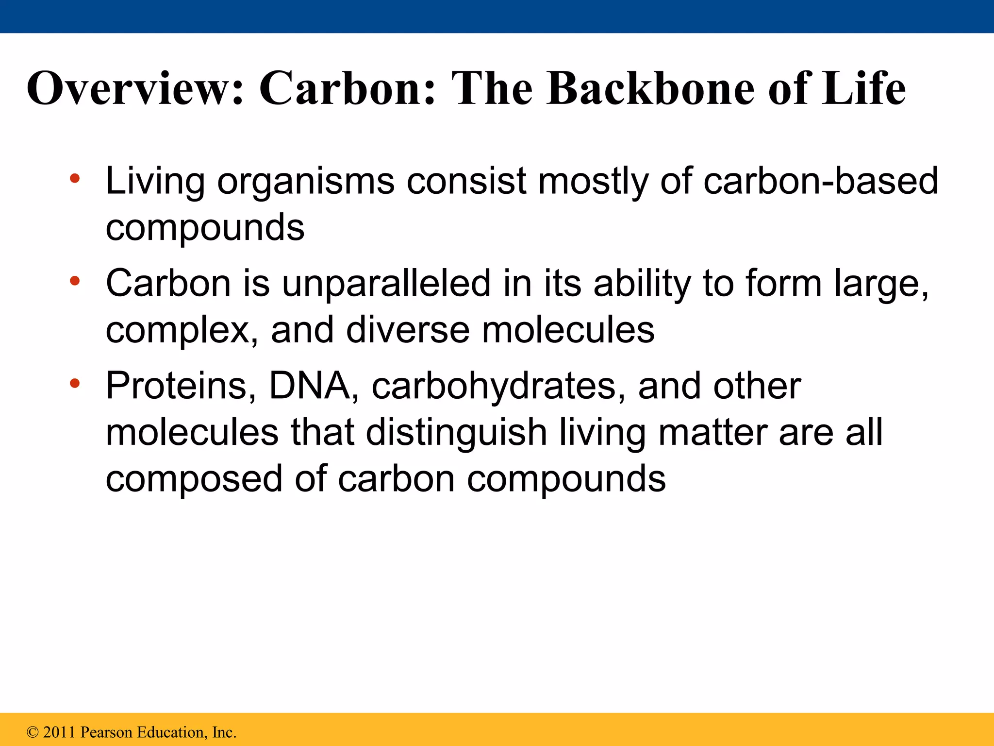 Ch 4: Carbon and Diversity | PPT