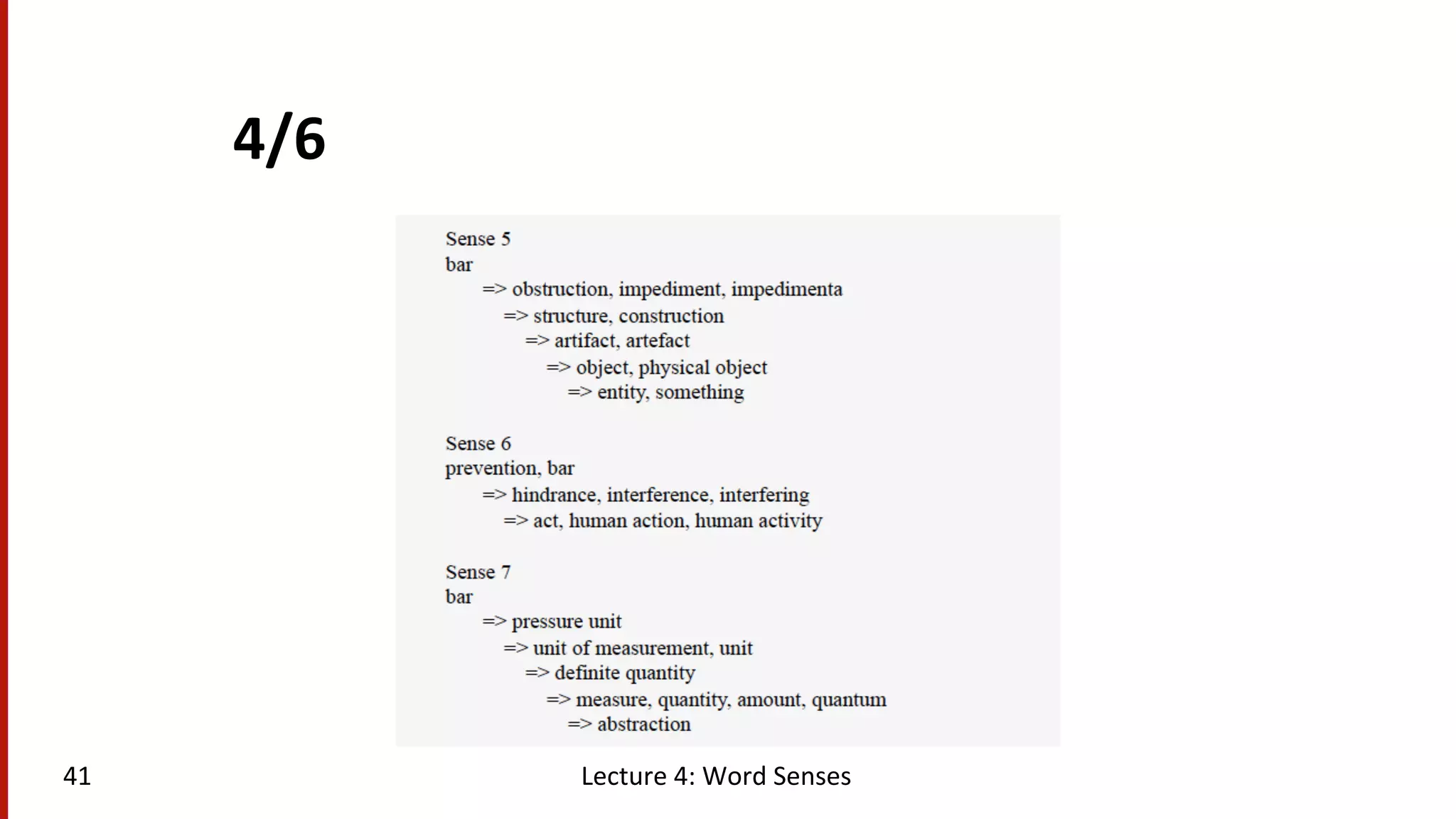 Lecture: Word Senses | PDF