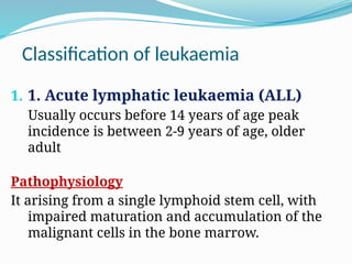 04 leukemia and different types of leukemia | PPTX