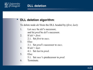 Linked list Data structure and Algorithm: Advance Relational algebra | PPT | Technology & Computing