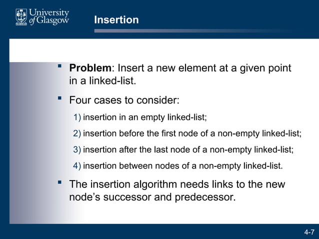 Linked list Data structure and Algorithm: Advance Relational algebra | PPT