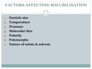 solubility enhancement and cosolvency by madhavi | PPTX