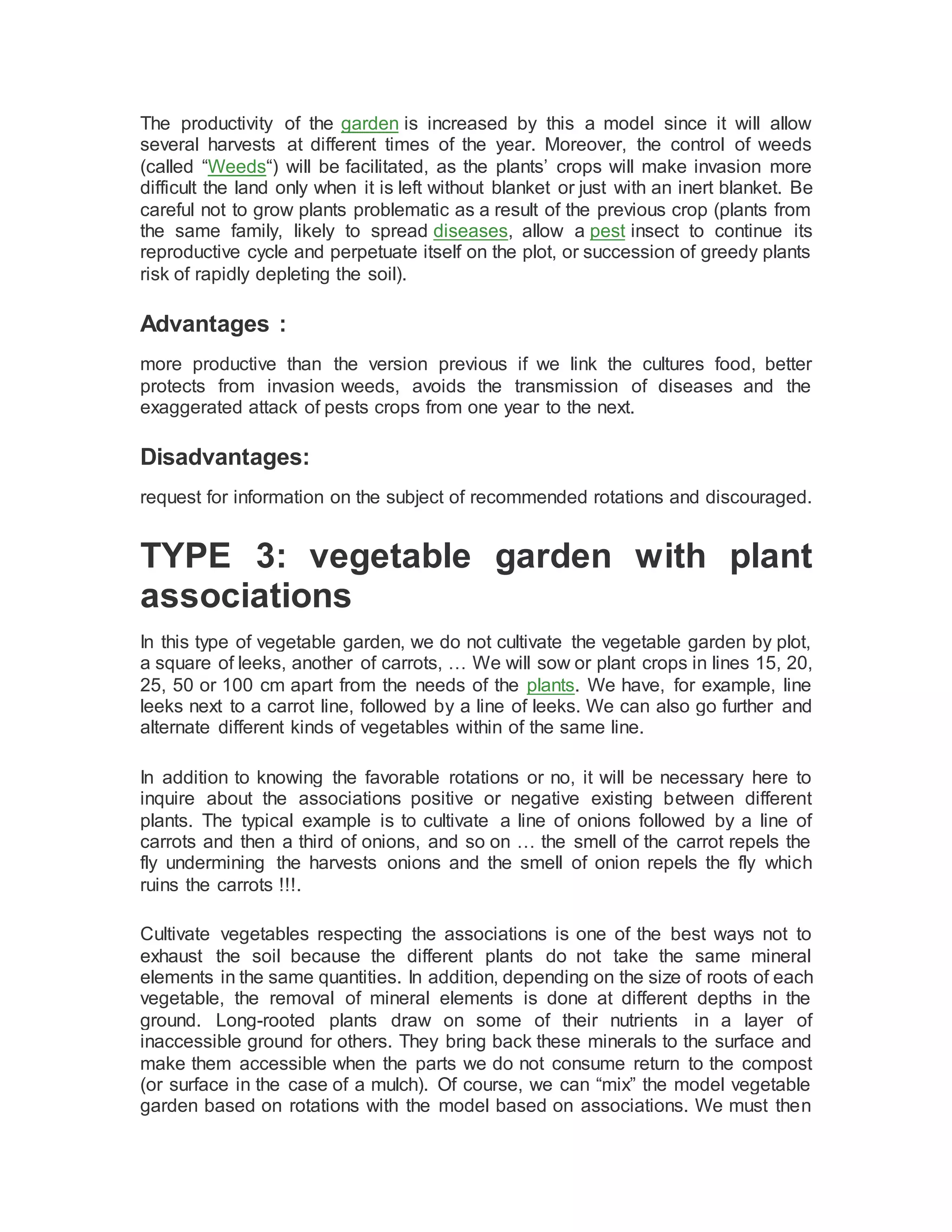 04 major types of vegetable gardening | DOCX