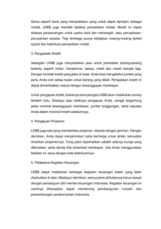 04MAKALAH PPM Lembaga Keuangan Bank dan Non Bank Kelompok 6 (1).docx