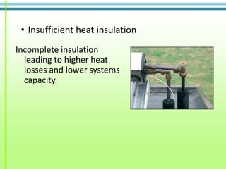 Malfunctions in Solar Thermal Installations | PDF