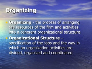 04 Managing And Organizing Business Enterprise | PPT