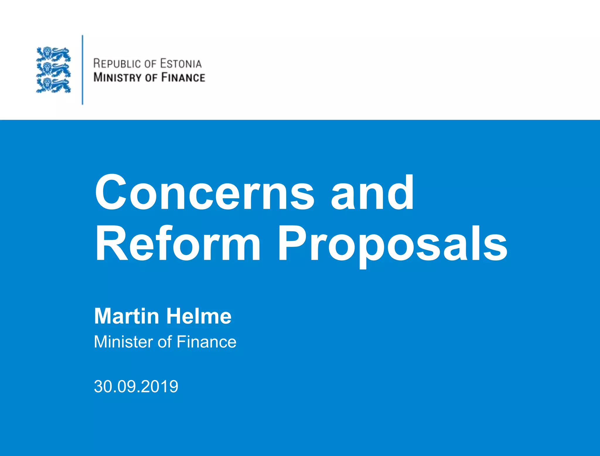 Concerns and Reform Proposals | PPT