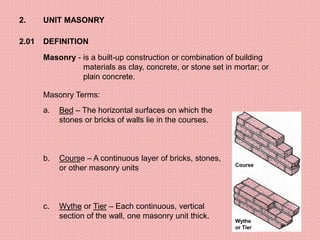 04 masonry | PPT