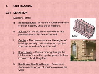 04 masonry | PPT
