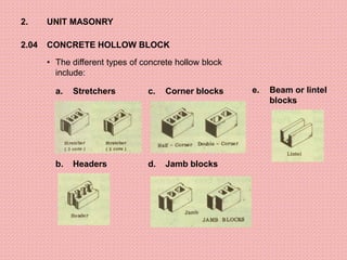 04 masonry | PPT