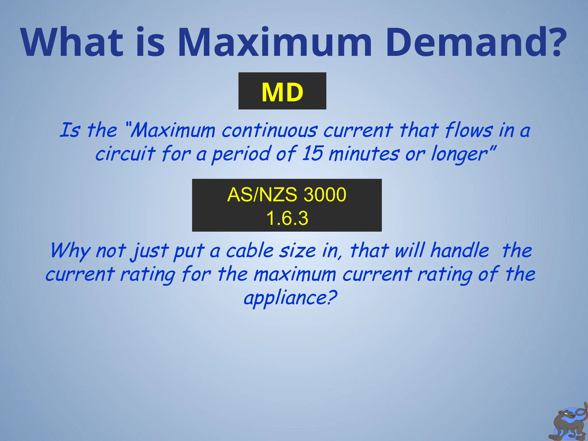 Maximum Demand calculation and explanation | PPT