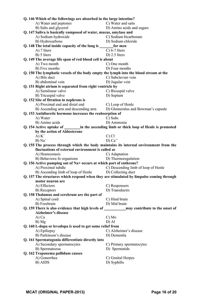 mcat (original paper 2013) | PDF