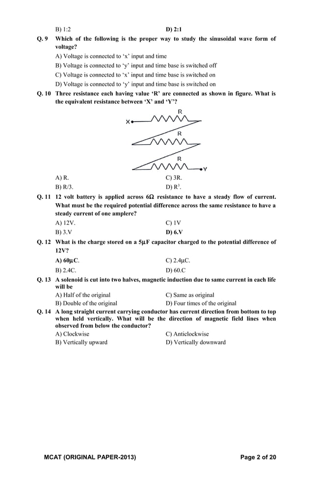 mcat (original paper 2013) | PDF