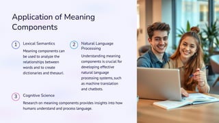Meaning-Components Semantics Pragmaticss | PPT