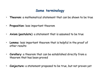 Methods_of_Proof In Discrete Mathematics | PPT