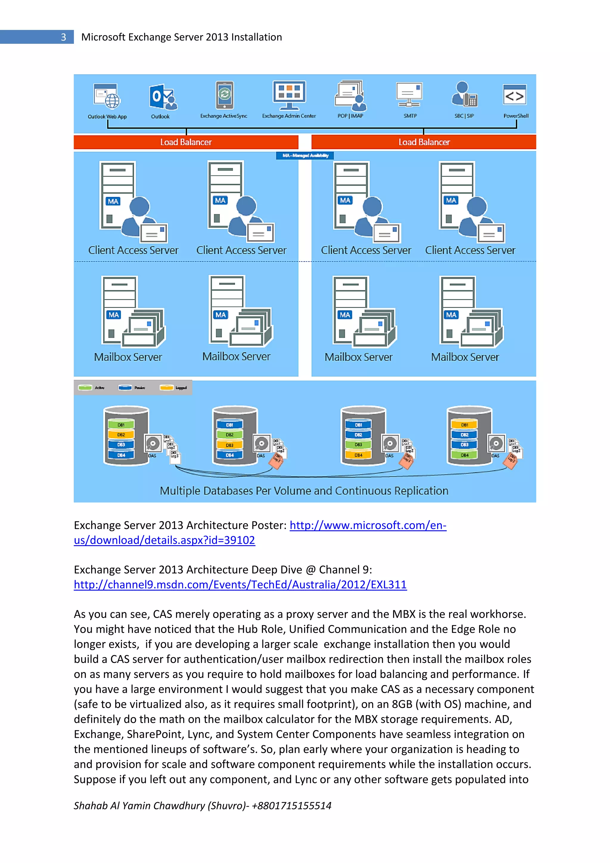 Microsoft Exchange Server 2013 Installation | PDF