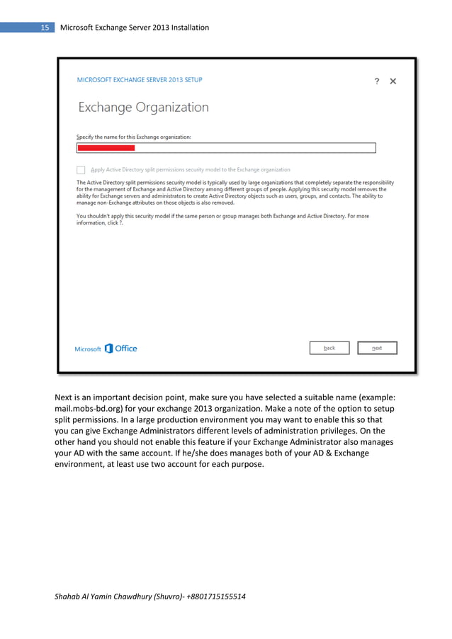 Microsoft Exchange Server 2013 Installation | PDF