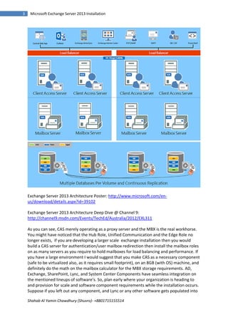 Microsoft Exchange Server 2013 Installation | PDF