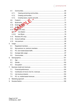 mixi Research Report Preview | PDF