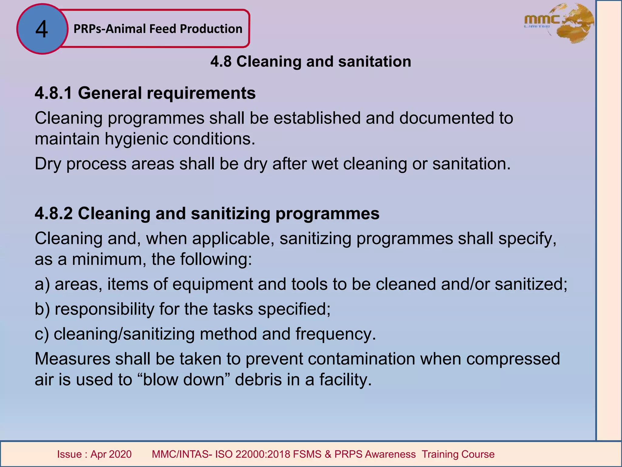 FOOD PRODUCTION AWARENESS TRAINING | PPT