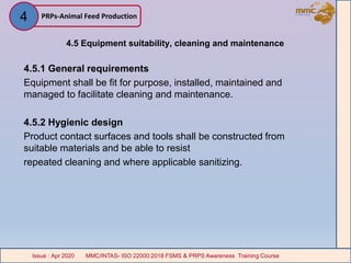 FOOD PRODUCTION AWARENESS TRAINING | PPT