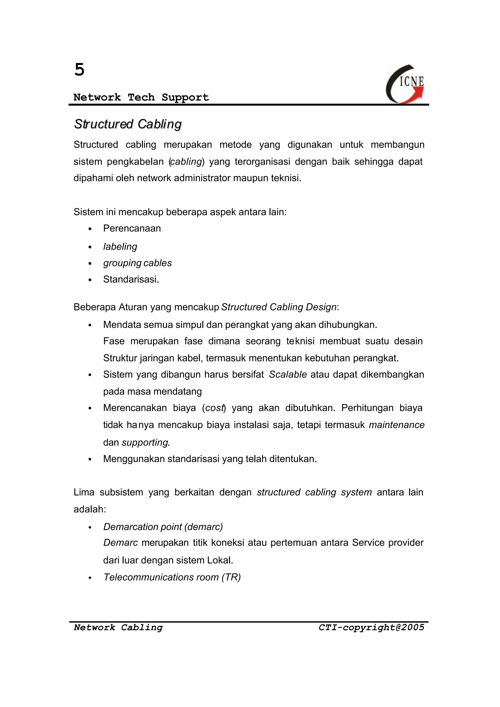 04module 14 network-cabling | PDF