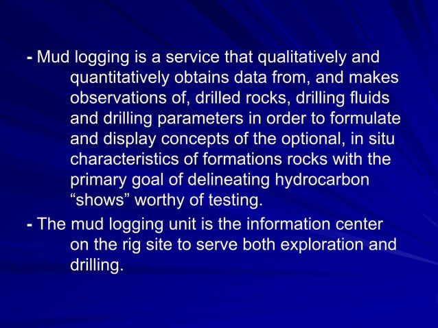 04_Mud Logging Theory, Lag Calculatios & Responsibility.ppt