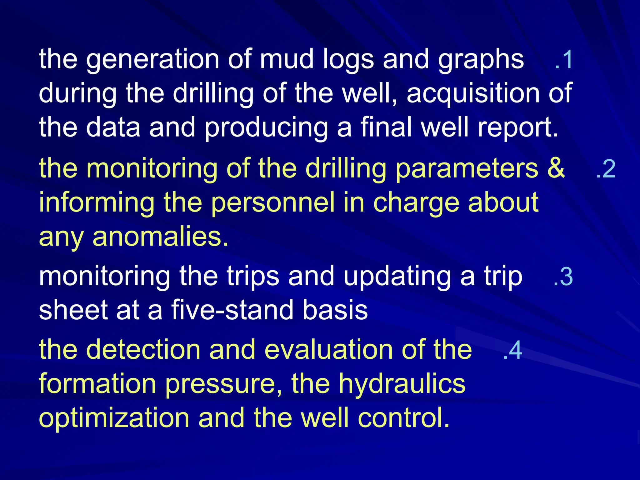 04_Mud Logging Theory, Lag Calculatios & Responsibility.ppt
