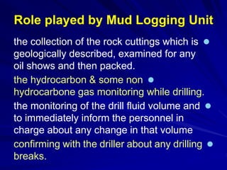 04_Mud Logging Theory, Lag Calculatios & Responsibility.ppt
